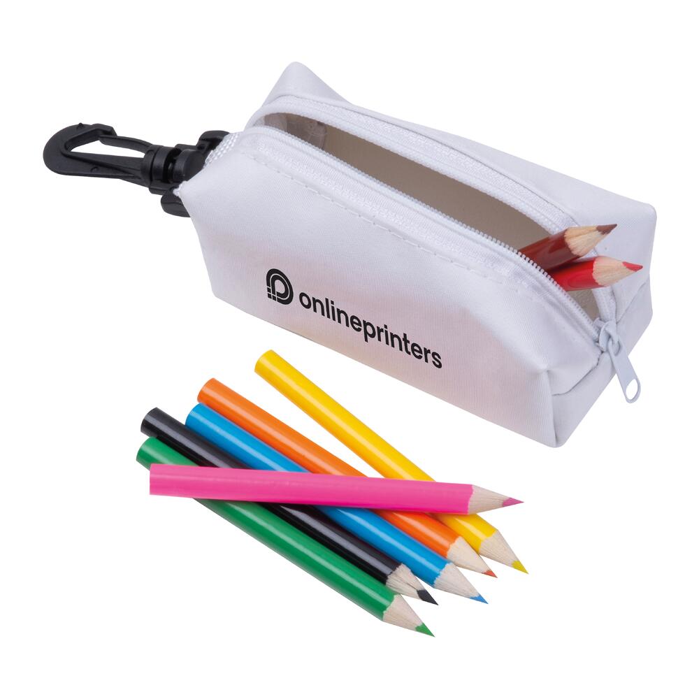 Etui mit Buntstiften Carlton, 10 x 5 cm bei Onlineprinters