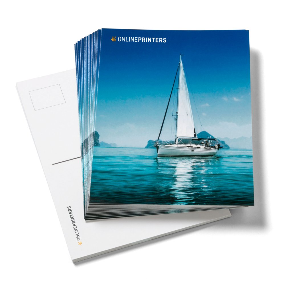 Postkarten im DIN A6 Format beidseitig günstig bedrucken lassen