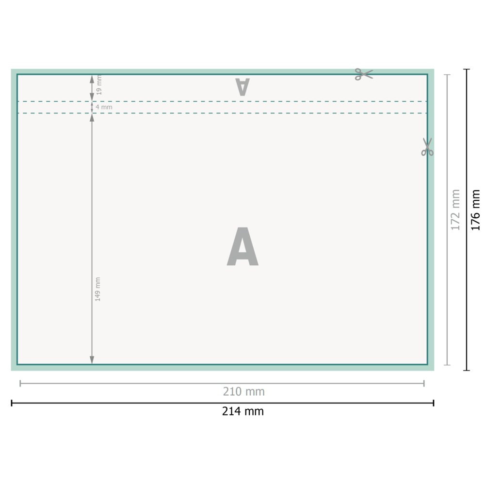 Blöcke mit Cover, DIN A5, Querformat, DIN A5 bei Onlineprinters