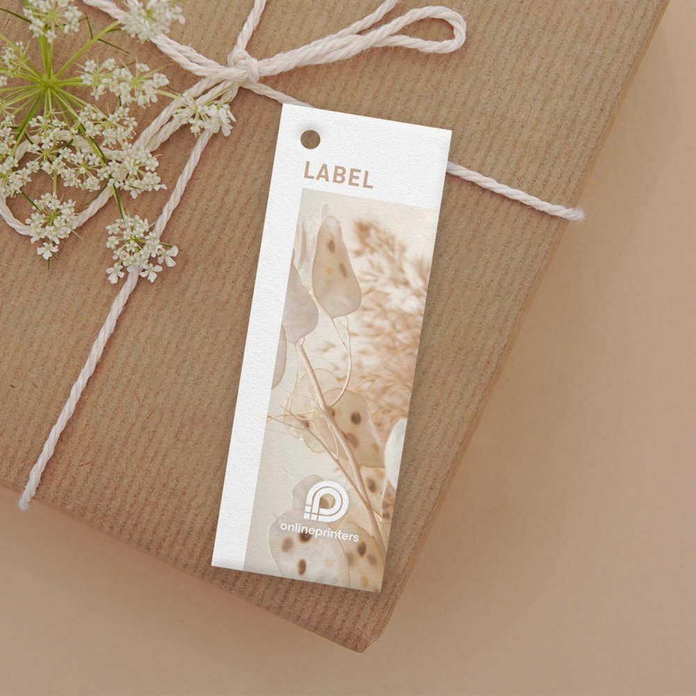 Produktanhänger, A6 halb, A6 halb bei Onlineprinters