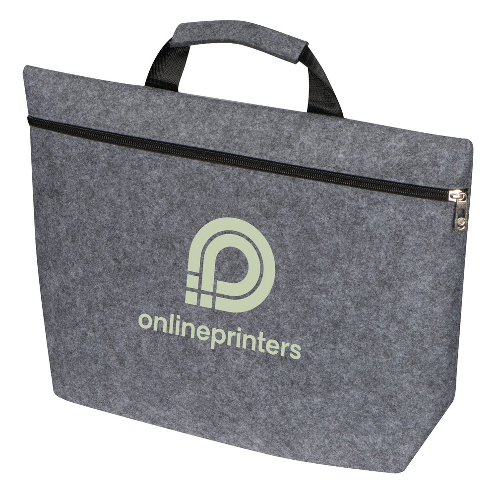 RPET Filz Laptoptasche Lugano, 30 x 8 cm bei Onlineprinters