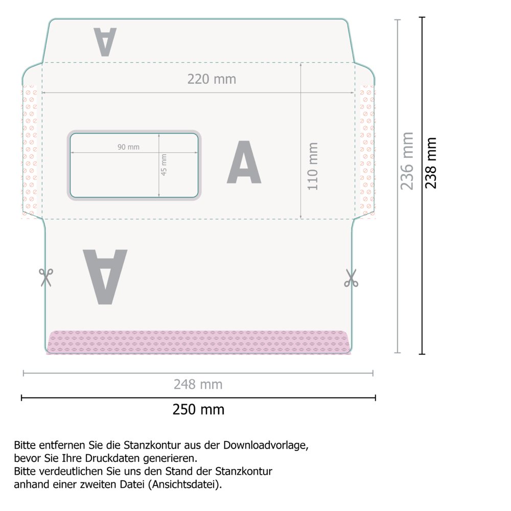 Briefumschläge DIN Lang drucken