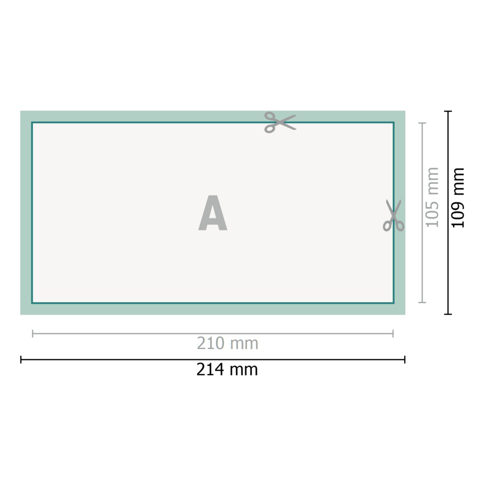 Selbstdurchschreibe-Sätze, Querformat, DIN lang, DIN lang bei ...