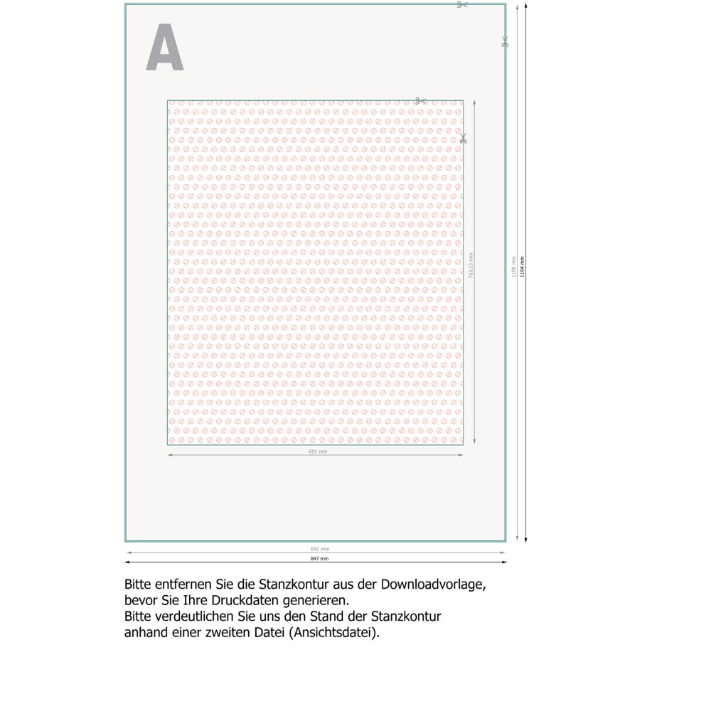 Selfie Rahmen, A0, einseitig bedruckt, DIN A0 bei Onlineprinters