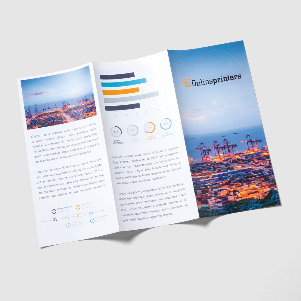 Falzflyer Hochformat 1/3-A3 drucken