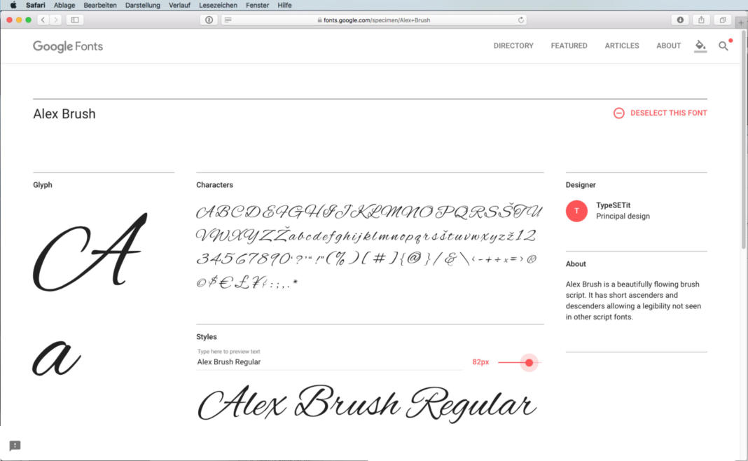 Google Script Fonts: Viele Handschrift Stile kostenlos downloaden