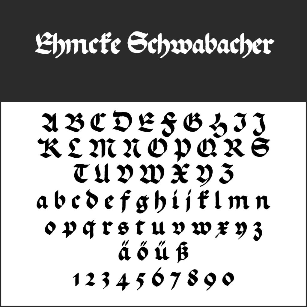 Altdeutsche Schrift - Wissenswertes und kostenlose Fonts Altdeutsche Schrift - Wissenswertes und kostenlose Fonts