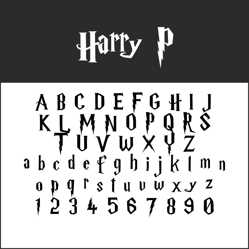 Harry Potter Schrift Magische Fonts Zum Kostenlosen Download