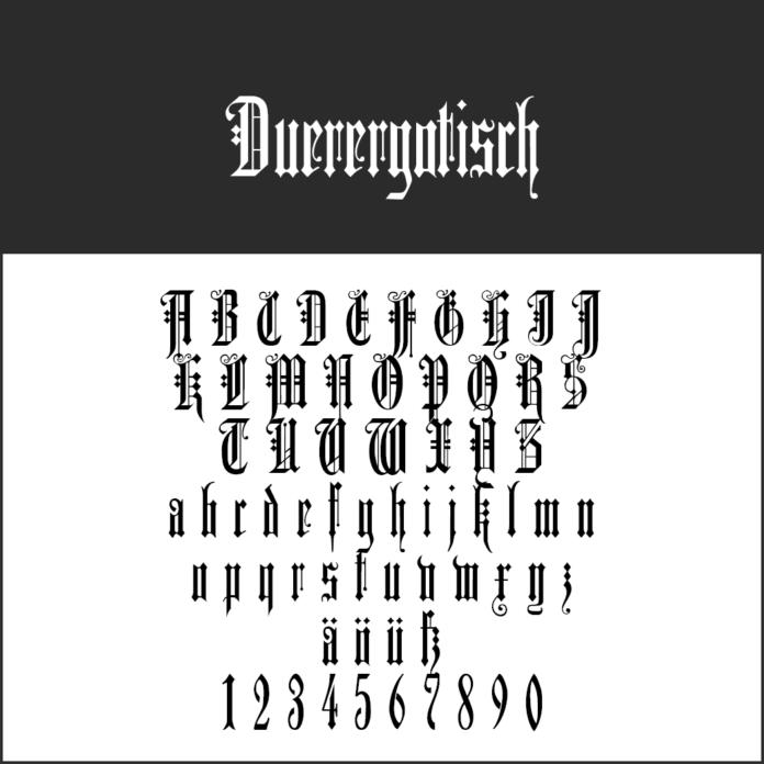 Gotische Schrift: Fonts zum kostenlosen Download