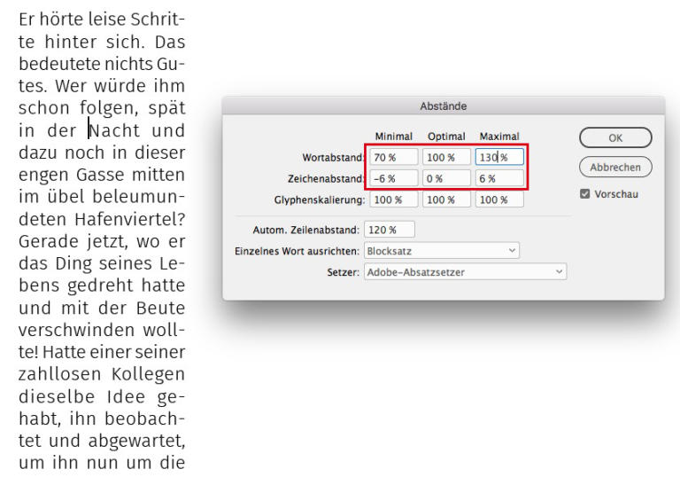 Laufweite: So wirkt Buchstaben Abstand auf die Lesbarkeit