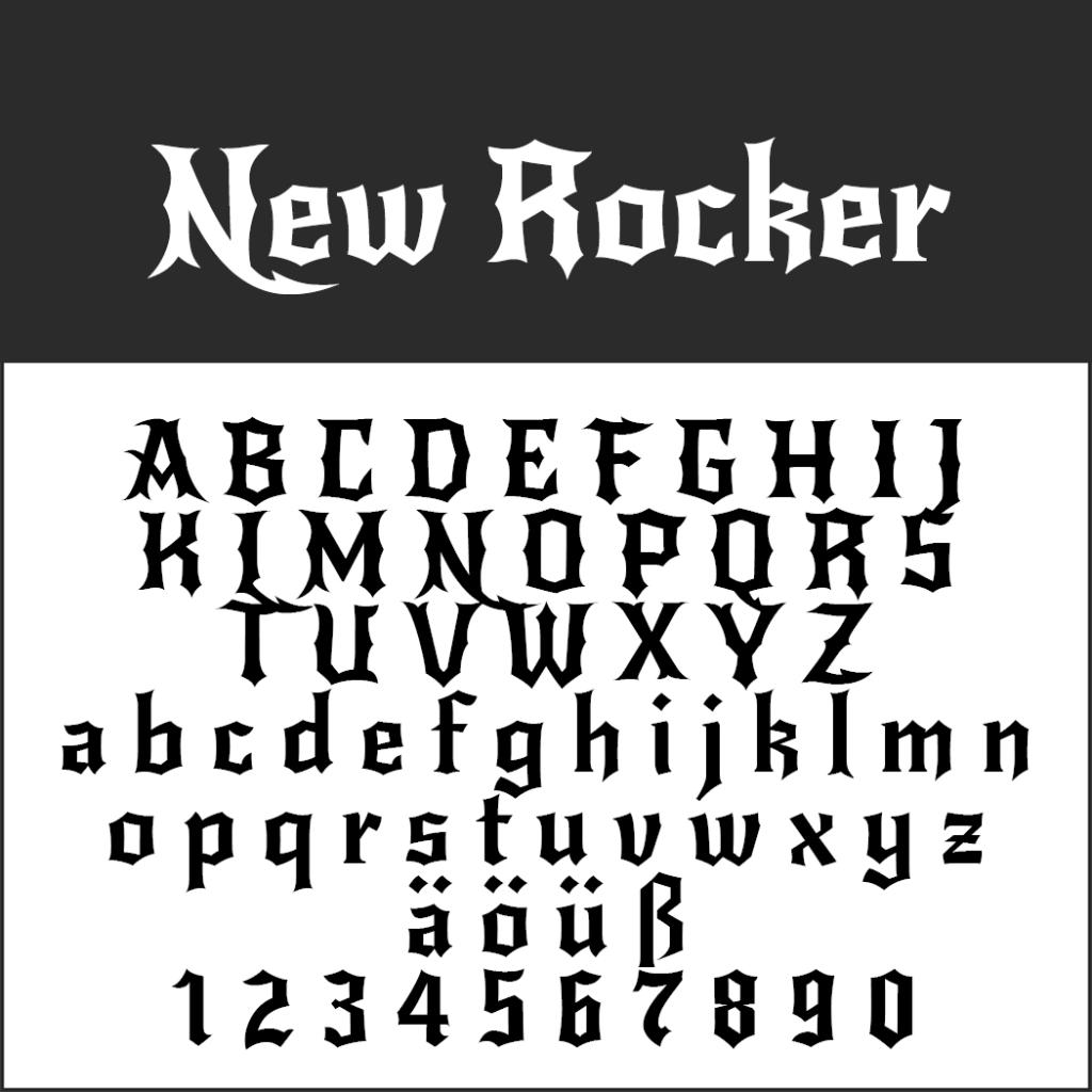 Tattoo Schriftarten: Fonts, die unter die Haut gehen