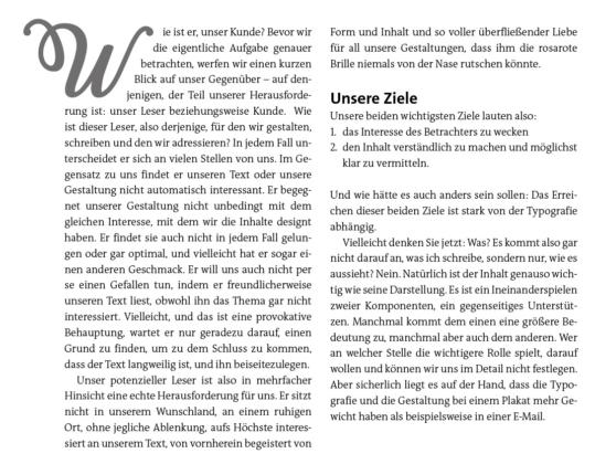 Initial: Wann und wie wird es im Layout richtig eingesetzt?