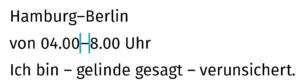 Mikrotypografie: mit korrekter Schreibweisen und Abständen punkten