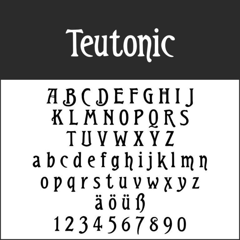 Art nouveau Font - kostenlose Jugendstil-Schriften
