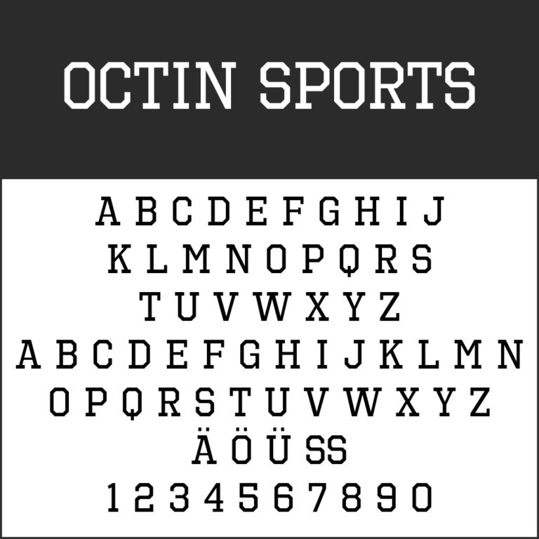 Sportliche Schriftart – Gratis-Fonts für athletische Anlässe