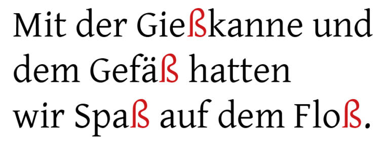 Das scharfe S im Einsatz: Wir zeigen, wann das Eszett korrekt ist