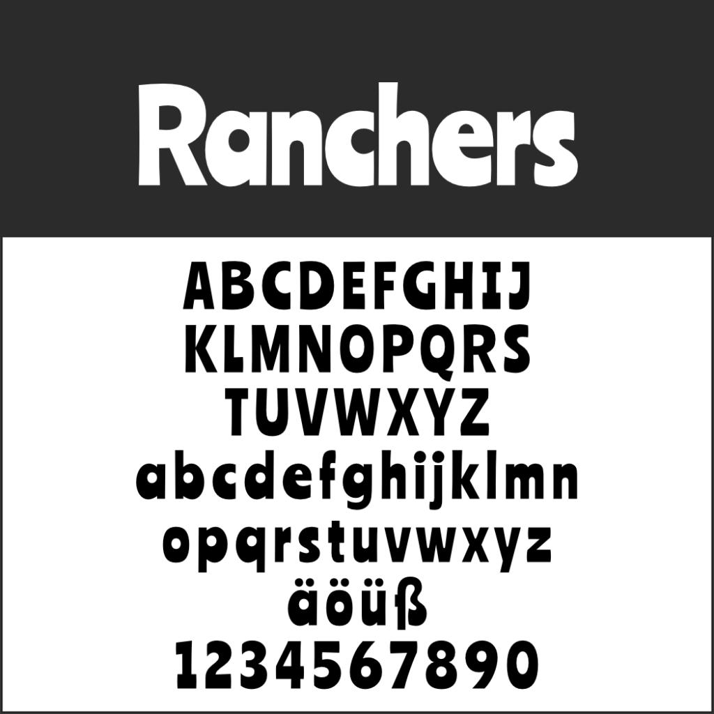 50er Jahre Schrift mit ganz großer Nostalgie-Garantie