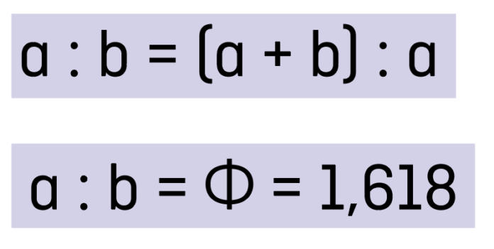 Der Goldene Schnitt: berechnen und anwenden