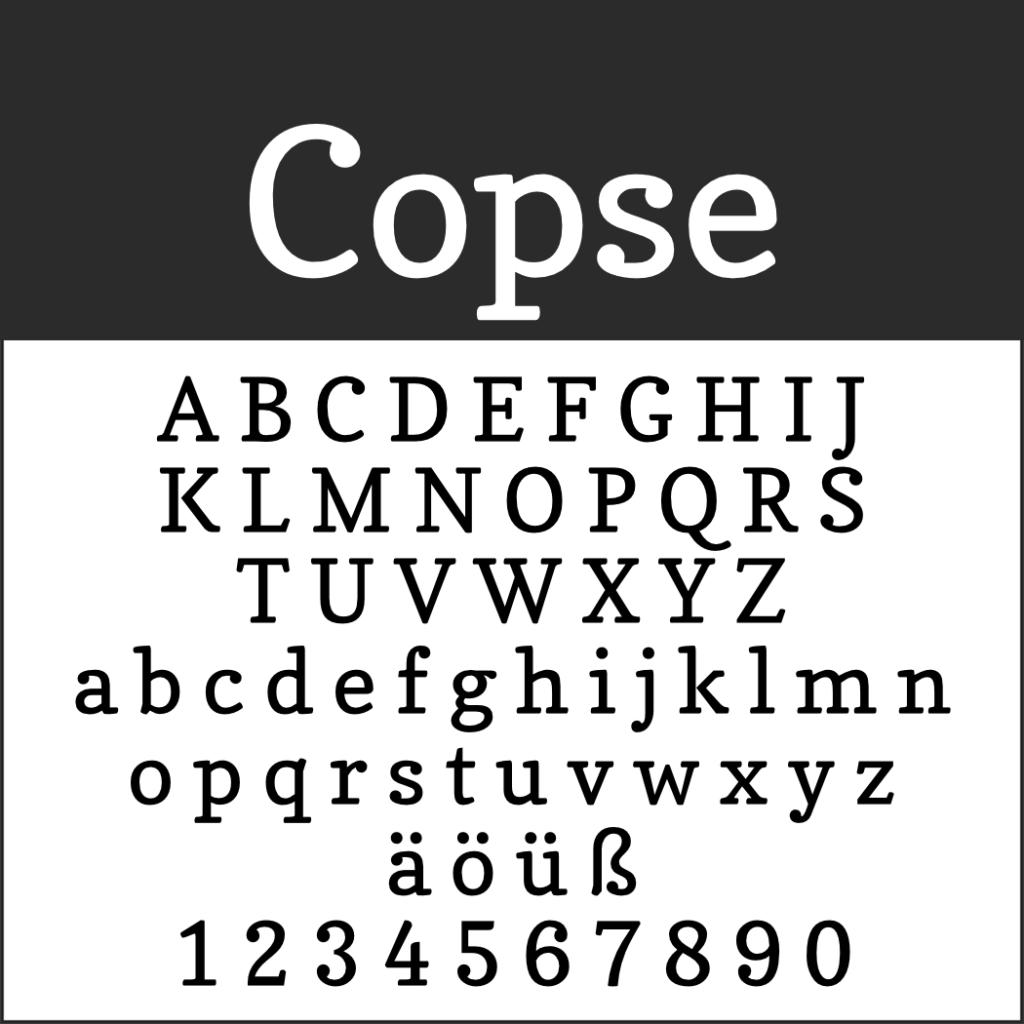 Slab Serif Fonts für einprägsame Werbebotschaften