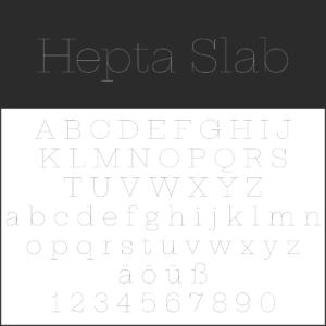 Slab Serif Fonts für einprägsame Werbebotschaften