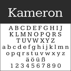 Slab Serif Fonts für einprägsame Werbebotschaften