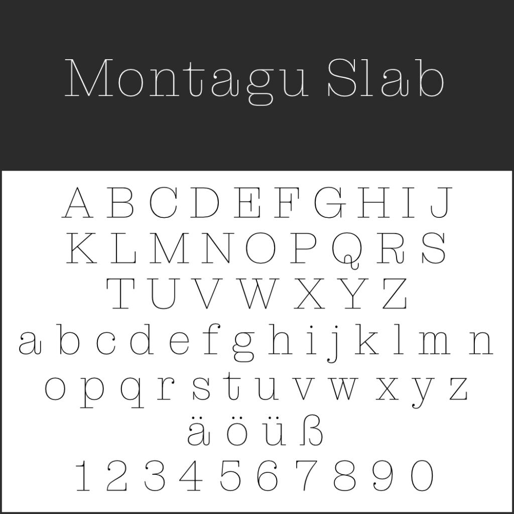 Slab Serif Fonts für einprägsame Werbebotschaften