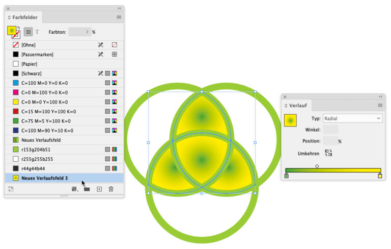 InDesign Farbverlauf – so erstellen und verwalten Sie Verläufe