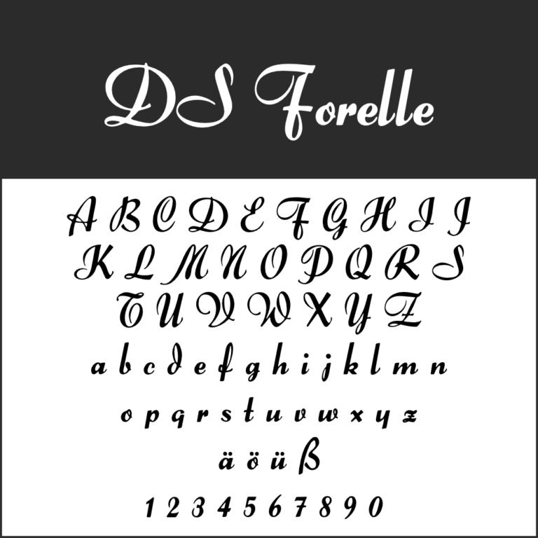 Vintage-Schrift für den besonderen Effekt