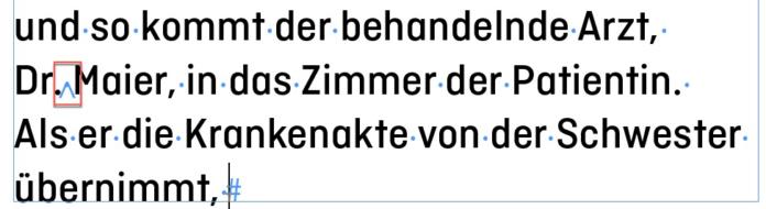 Das Leerzeichen: seinen Einsatz und seine Eigenheiten