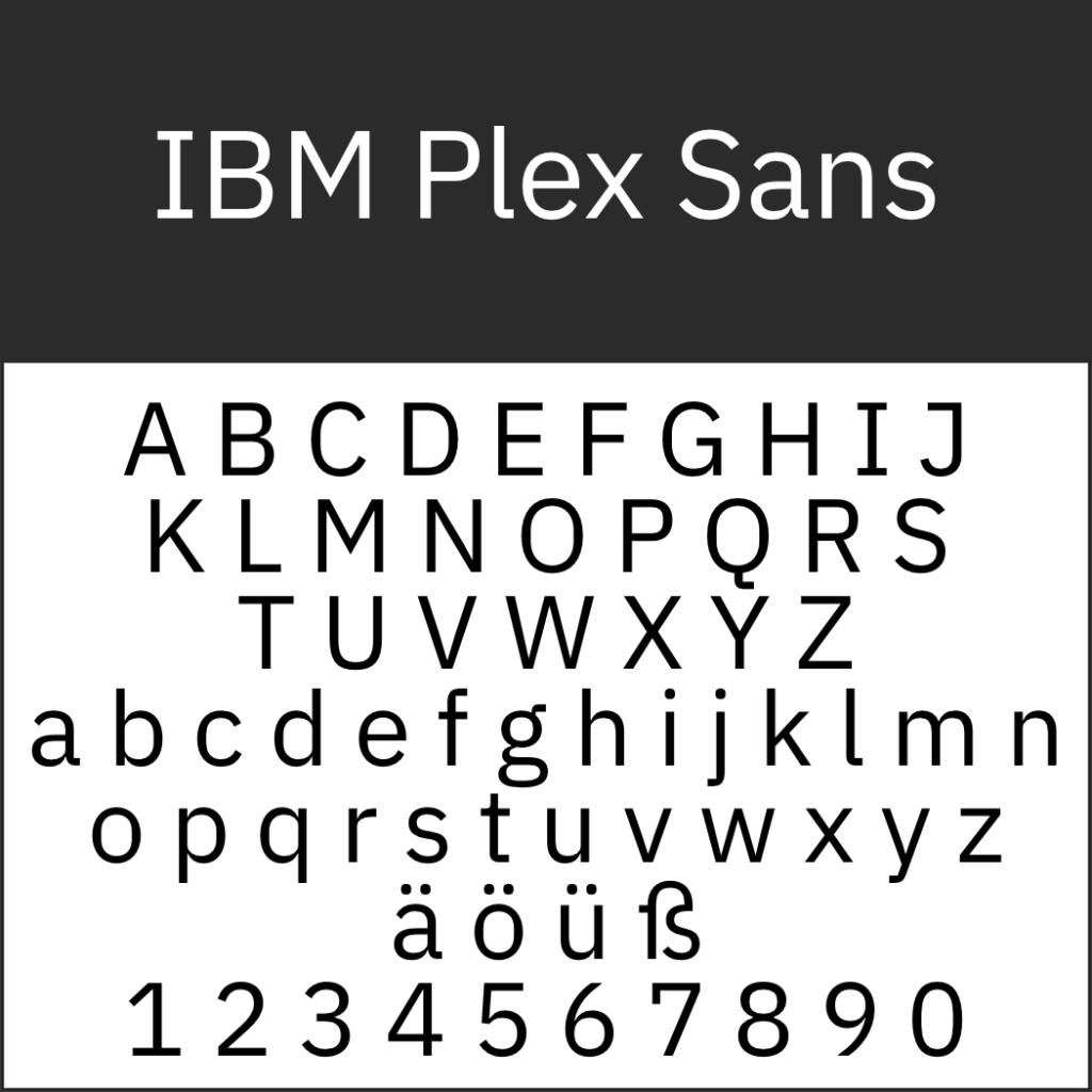 Gute Schrift für Flyer