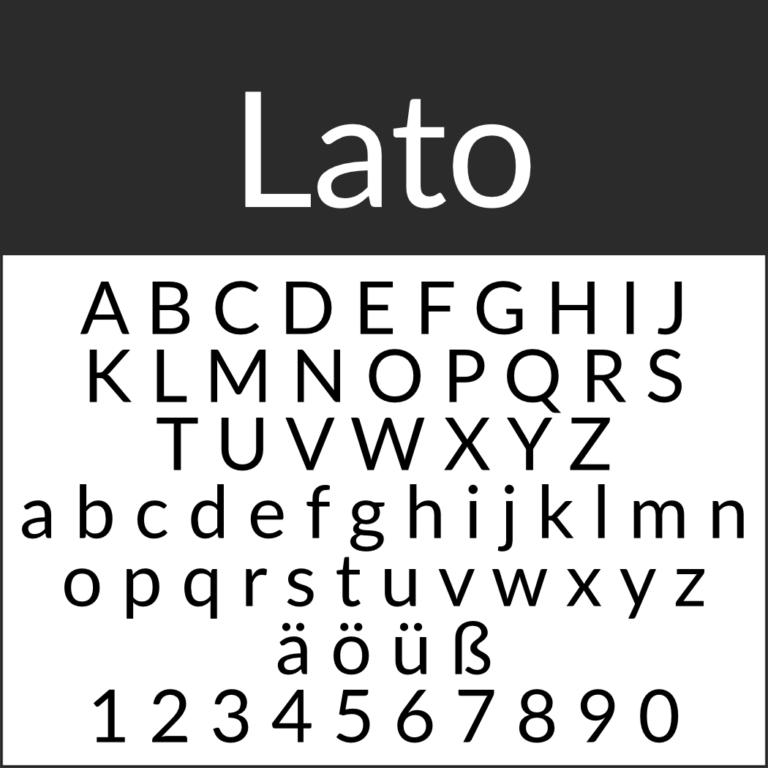 Beliebte Schriftarten - mit Download-Fonts