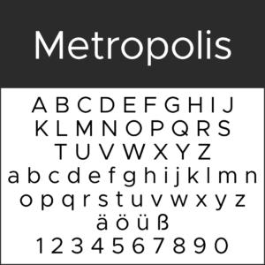 Kleine Schriftart - optimal zu lesen