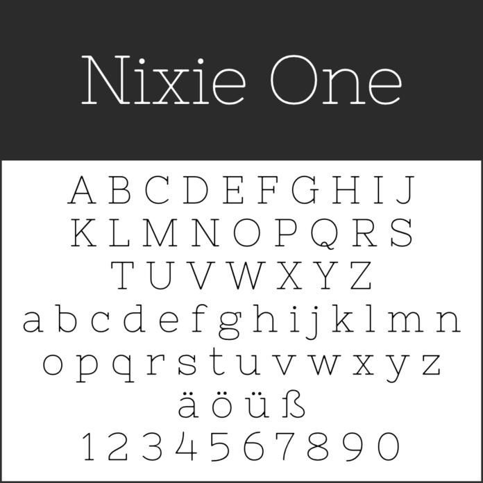 Kleine Schriftart - optimal zu lesen