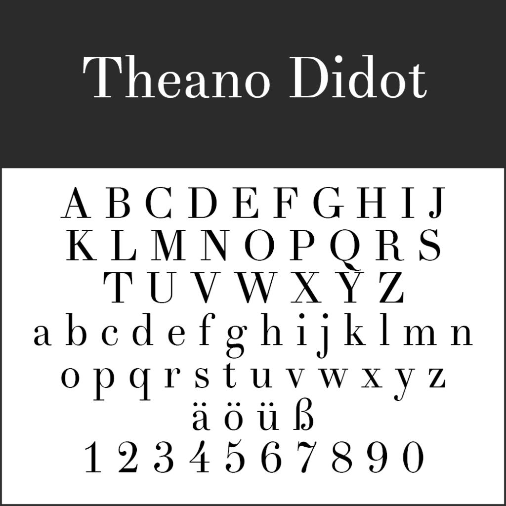 Beliebte Schriftarten - mit Download-Fonts