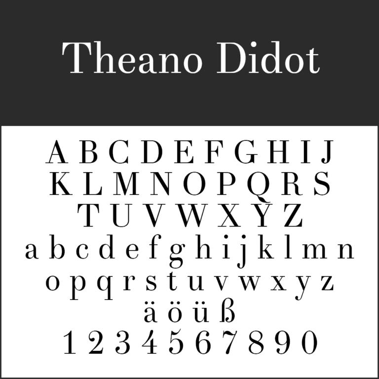 Beliebte Schriftarten - mit Download-Fonts