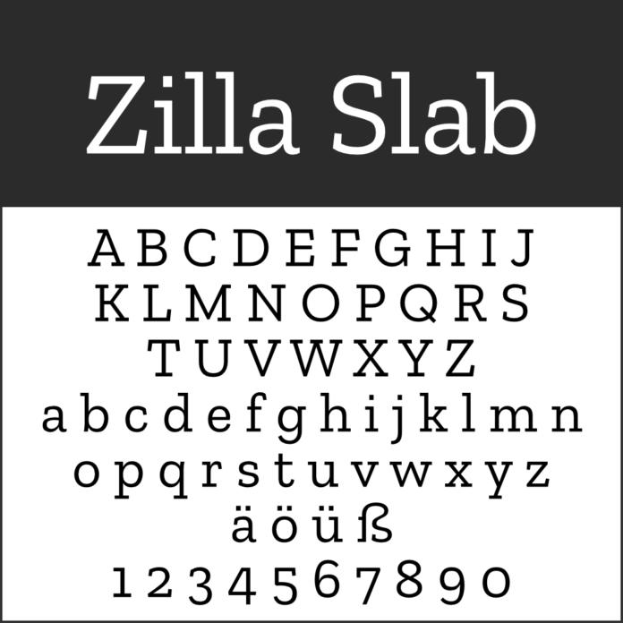 Seriöse Schriftart für alle Fälle