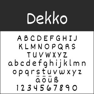 Druckschrift für aufmerksamkeitsstarke Botschaften