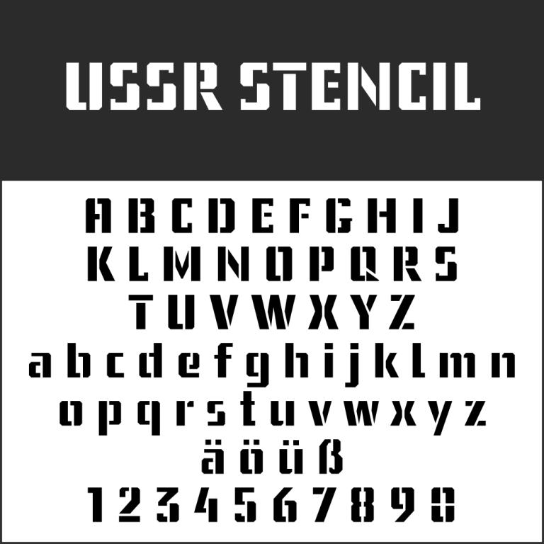 Schriftart zum Ausschneiden als Gratis-Download
