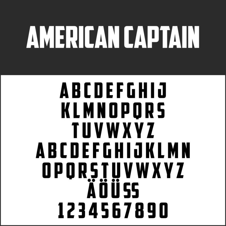 Marvel-Schrift für heldenhafte Momente