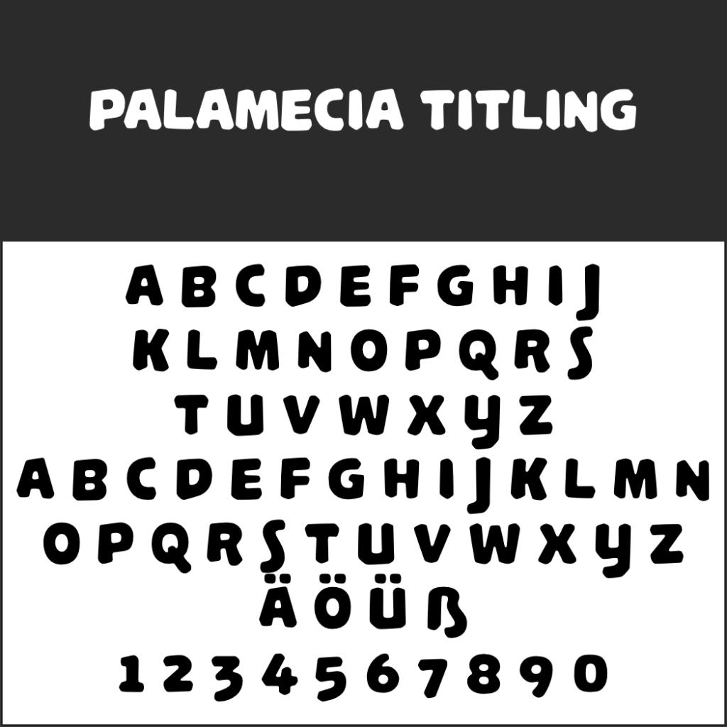 Schriftarten für Überschriften in verschiedenen Stilen