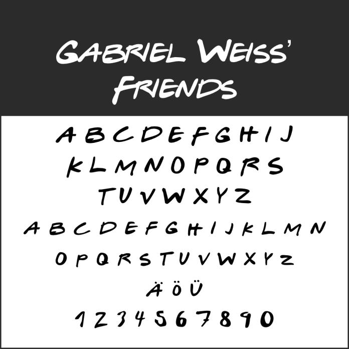 Friends-Schrift kommerziell nutzen - Download-Font und Tipps