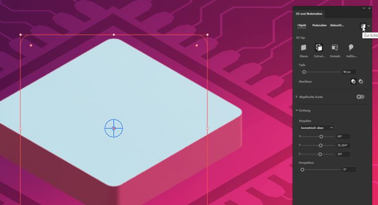 Illustrator-Tutorial über 3D-Funktionen