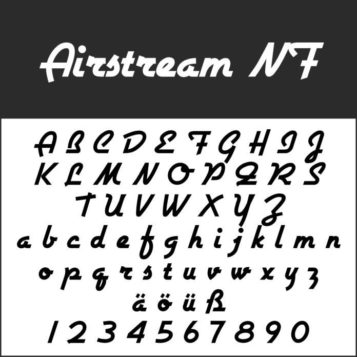 Kursive Schrift in verschiedenen Stilen - kostenlose Fonts
