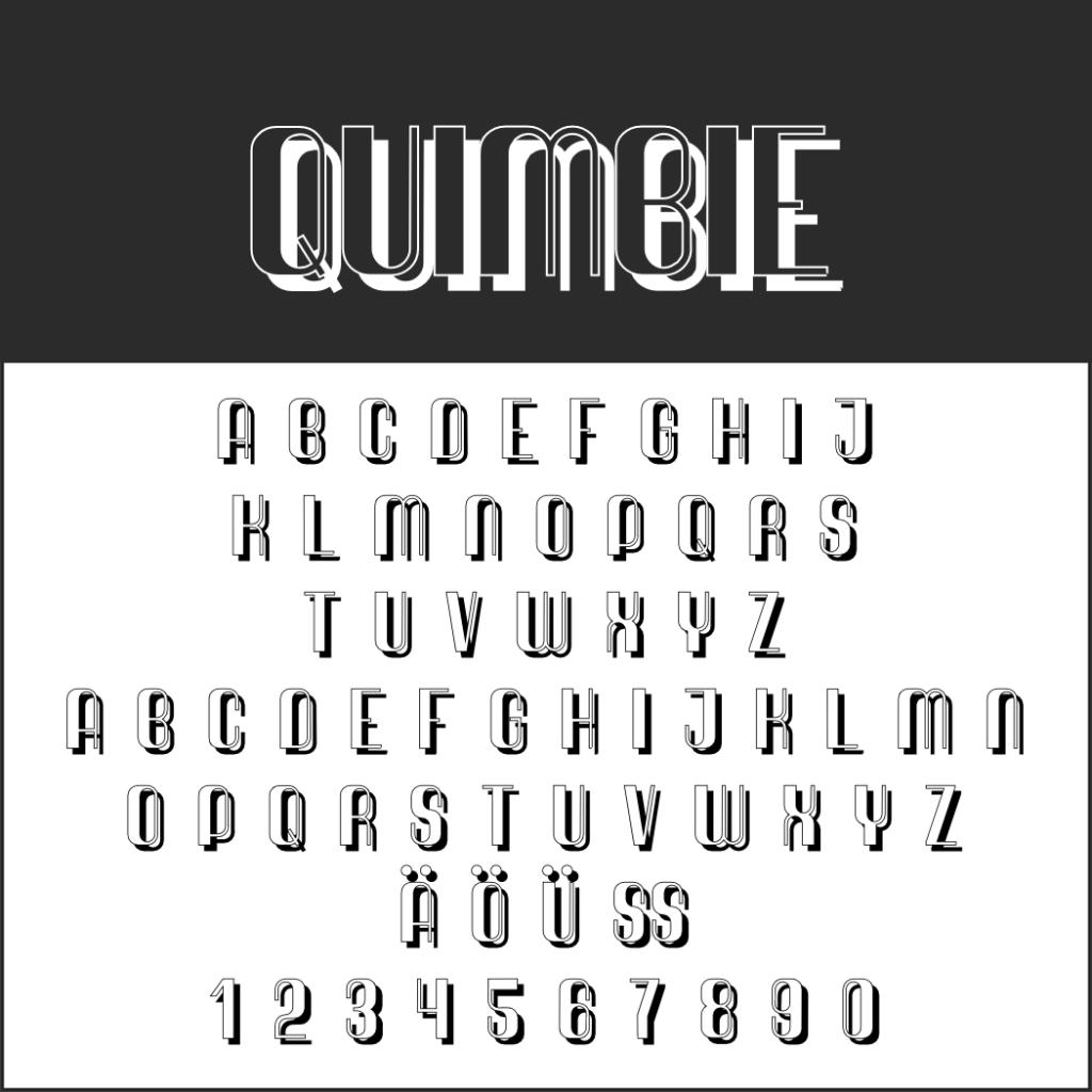 Schrift mit Schatten – selbst gestalten oder herunterladen