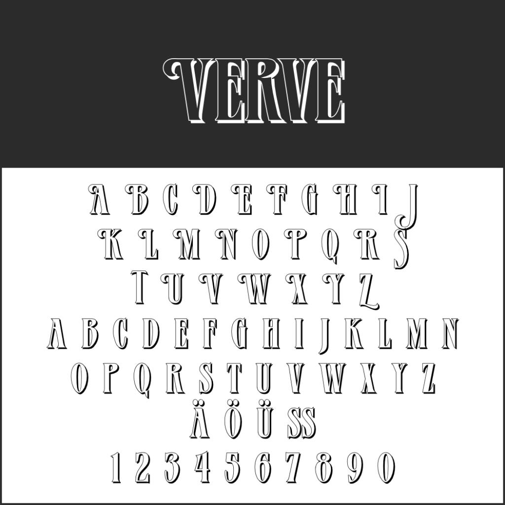 Schrift mit Schatten – selbst gestalten oder herunterladen